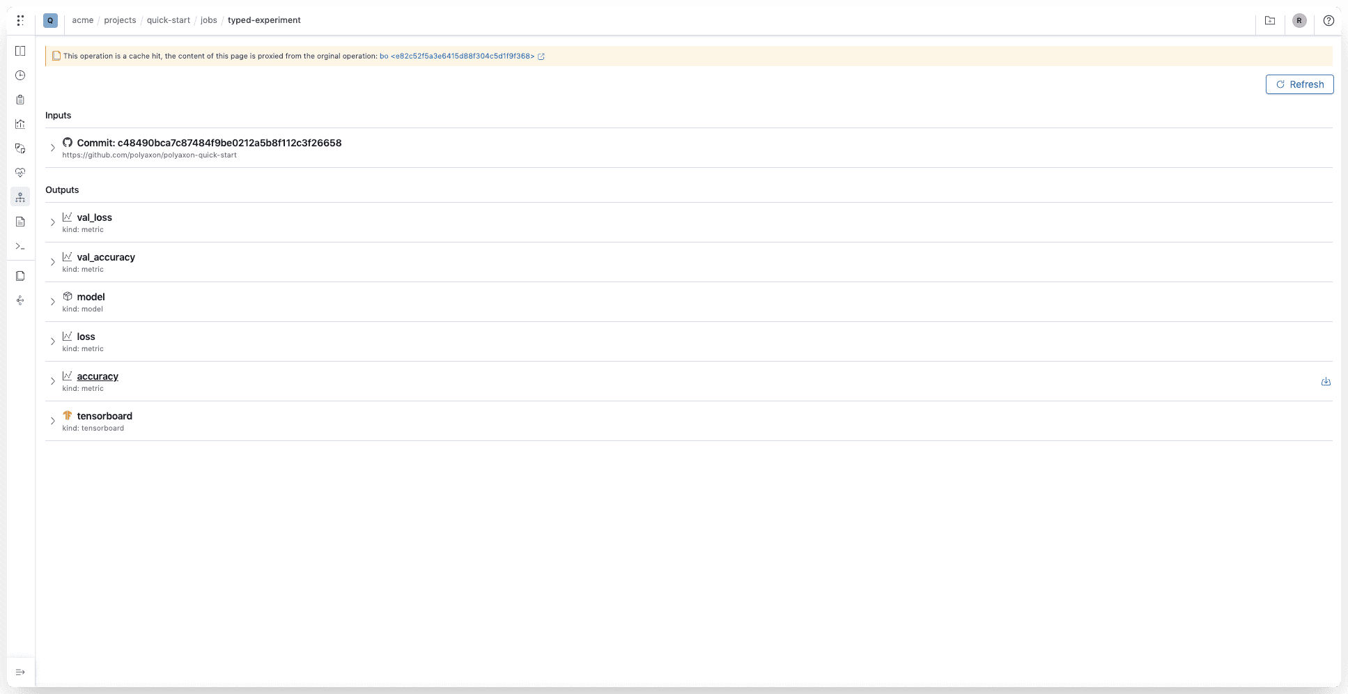 Polyaxon v1.3: Improved cache performance and cache hit detection