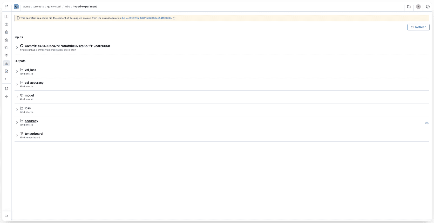 Polyaxon v1.3: Improved cache performance and cache hit detection