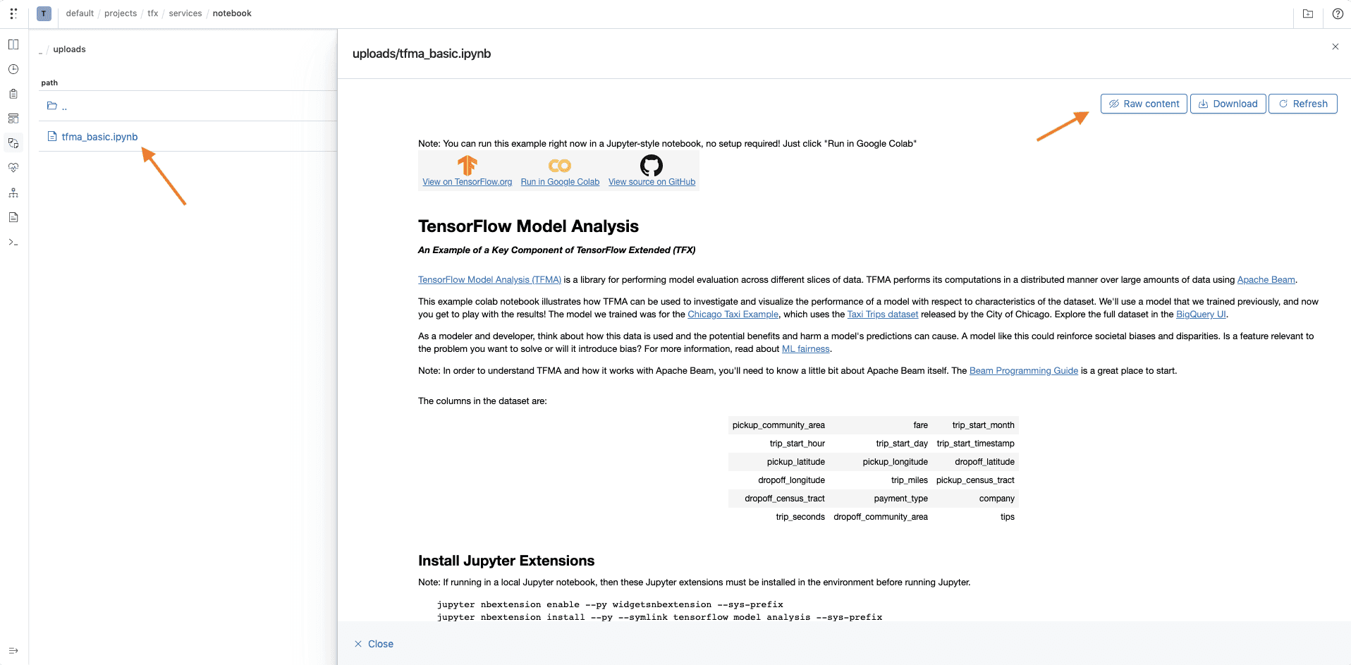 Polyaxon + Notebook Auto-Rendering Integration