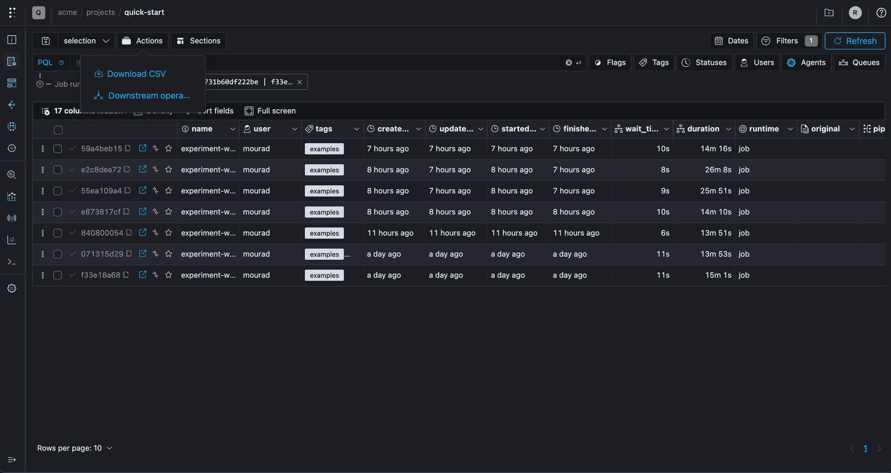 Polyaxon v1.10: New filtering capabilities