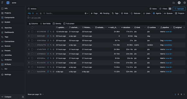 Polyaxon v1.12: Transfer Runs