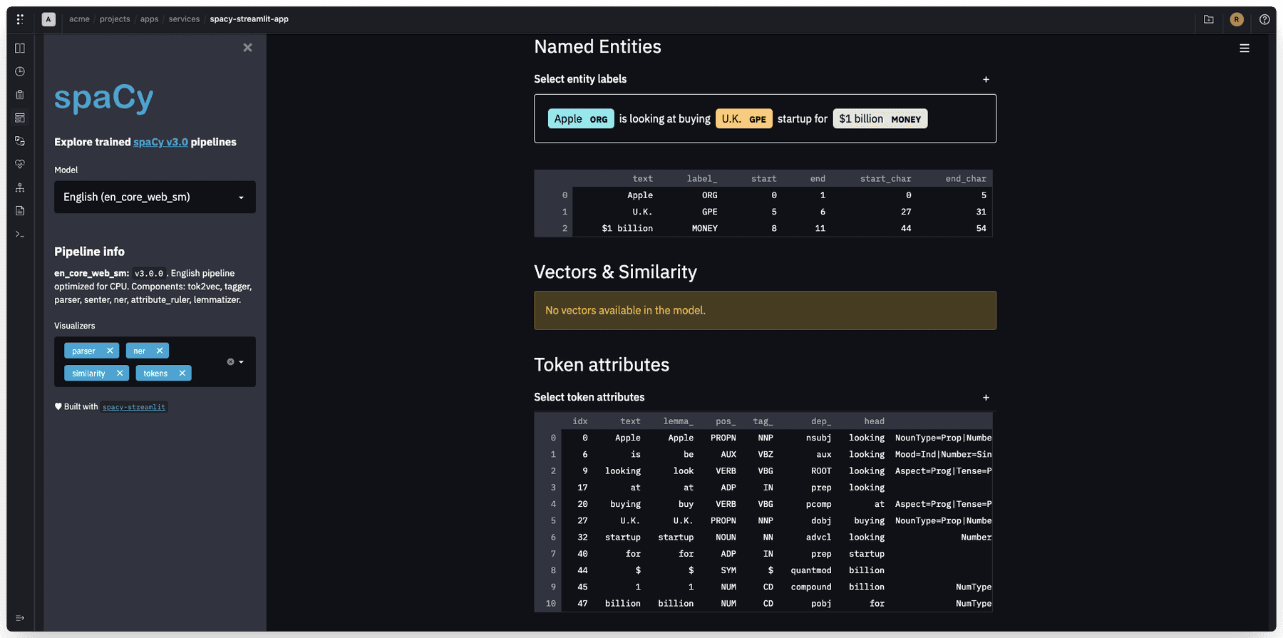Polyaxon + Streamlit Integration