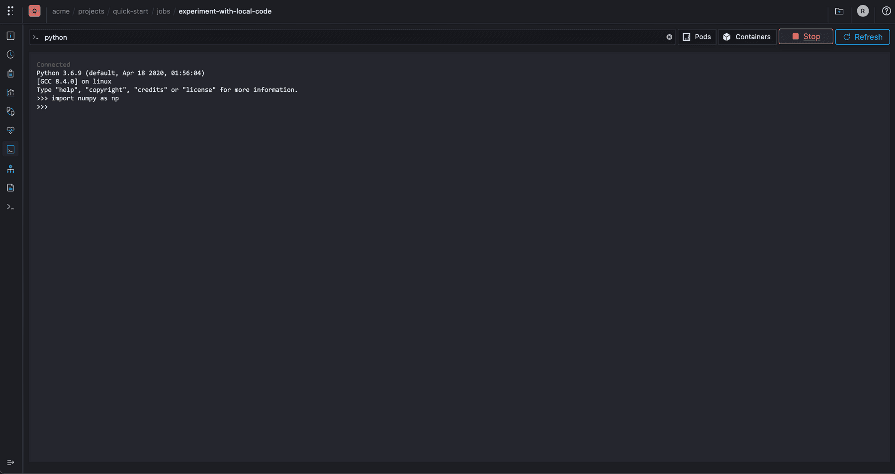 Polyaxon v1.16: CLI Operation shell & inspection