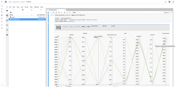 Notebooks Iteration - Polyaxon quick start tutorial - Core Concepts