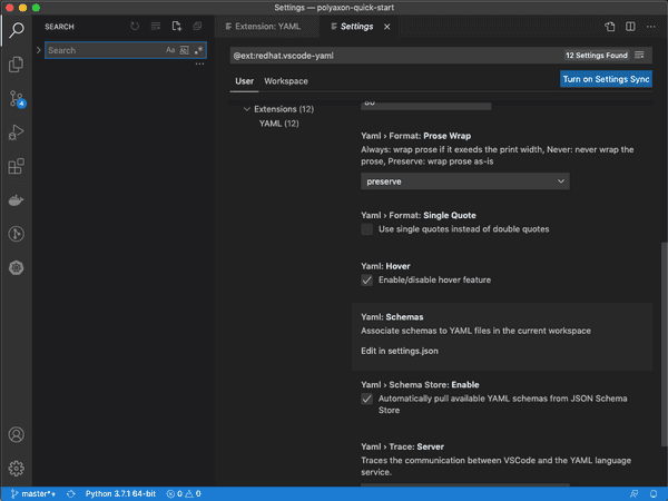 Polyaxon + IDE Set-Up on VSCode Integration