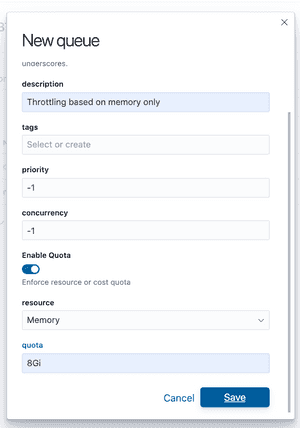 Polyaxon management tools and UI - Queues