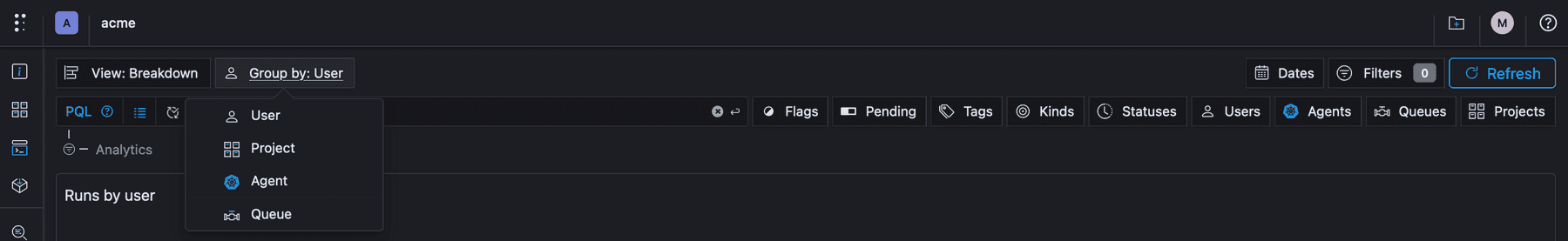 Polyaxon v1.12: Runs comparison, Diff mode, Filtering for/out values in the runs table, Tags ...
